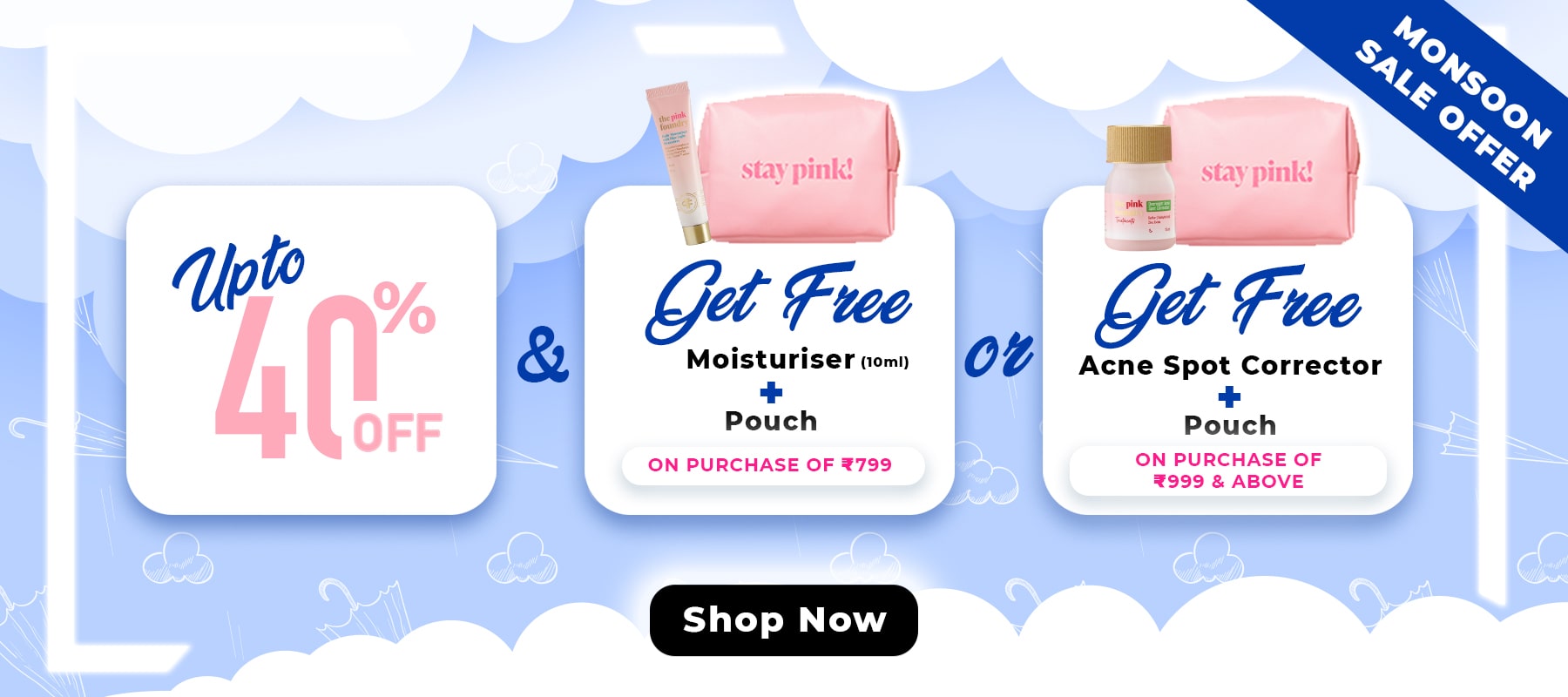 Get Best Skincare Products Offers and Deals at The Pink Foundry